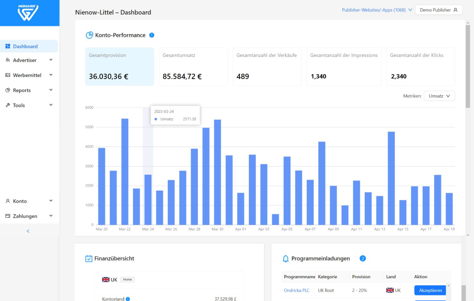 Webgains launcht neue KI-gestützte Publisher Plattform – Smarter ...