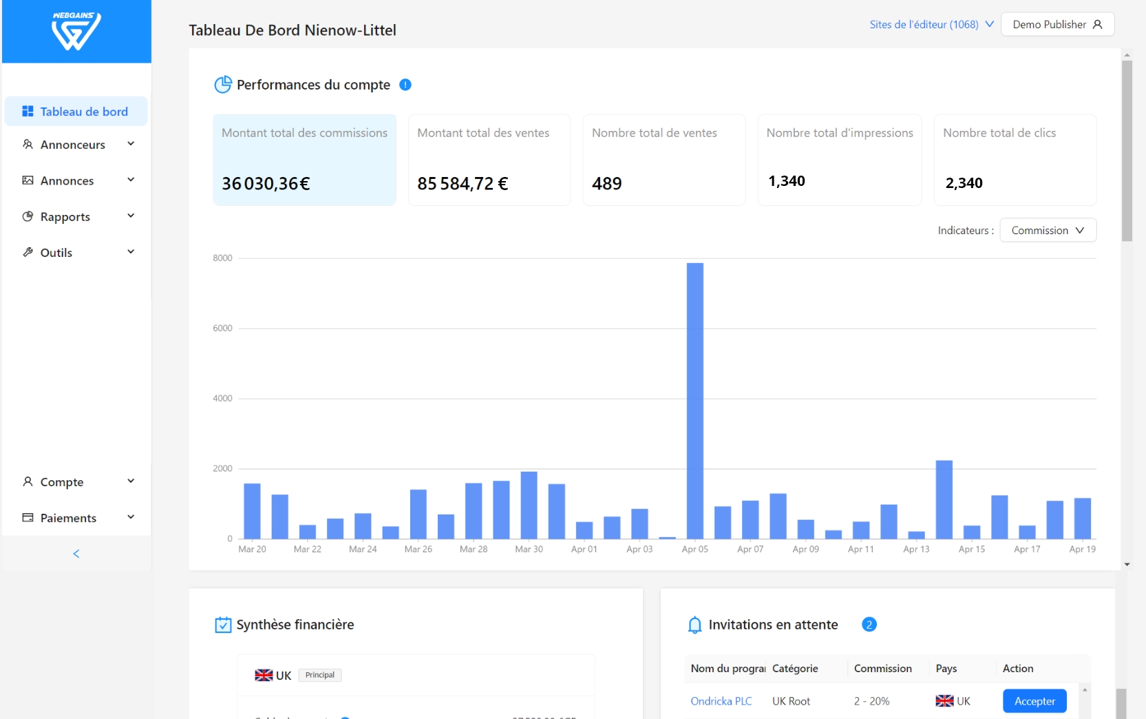 Webgains lance sa nouvelle plateforme Éditeur alimentée par l ...